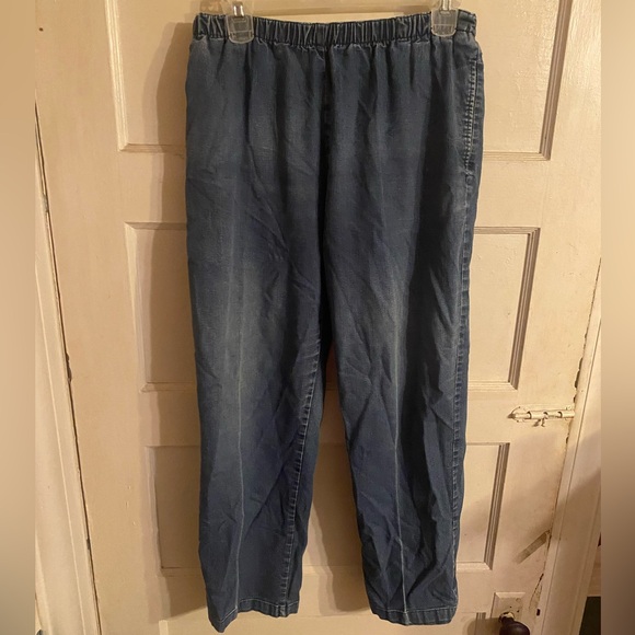 BonWorth | Pants & Jumpsuits | Bonworth Blue Jean Style Pull Up Stretch ...